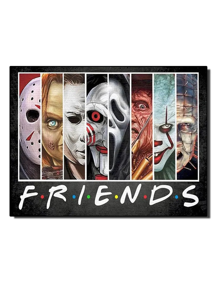 Friends Chuckie Jason Scream Saw Horror Villain Movie Poster ...
