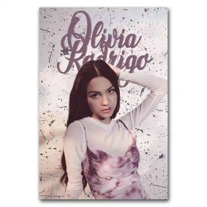 Olivia Rodrigo Painting Wall Art Poster – Aesthetic Wall Decor