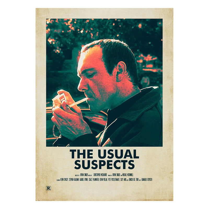 Kevin Spacey The Usual Suspects Minimalist Movie Poster – Aesthetic ...