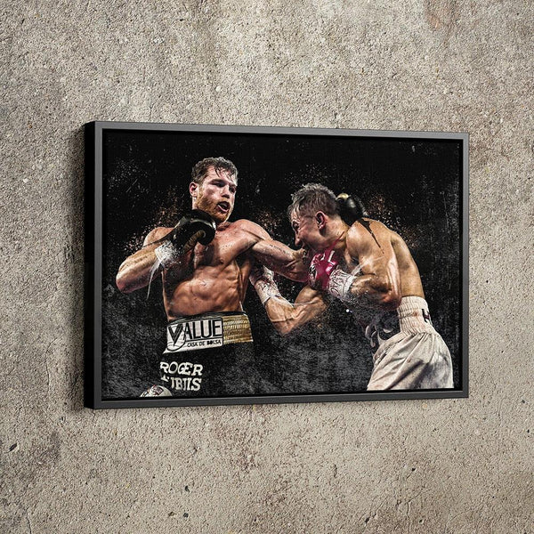 Canelo vs. GGG Boxing Wall Art Modern Poster – Aesthetic Wall Decor