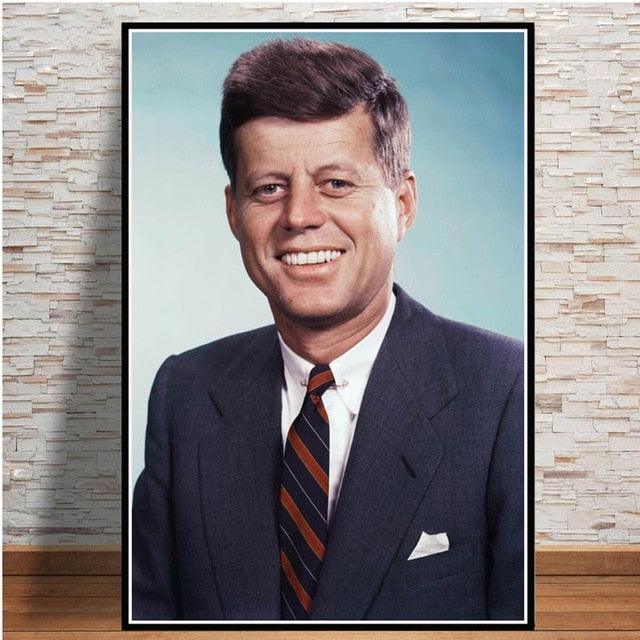 JFK Portrait Poster – Aesthetic Wall Decor