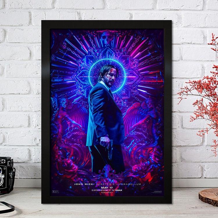 John Wick 3 Parabellum Classic Action Movie Wall Art Poster – Aesthetic ...